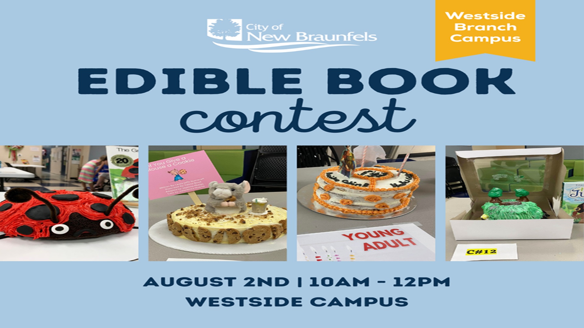 Edible Book Contest at Westside Library Branch - The New Braunfels Life